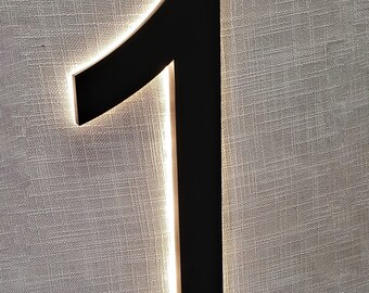 Backlit House Numbers - Etsy Canada