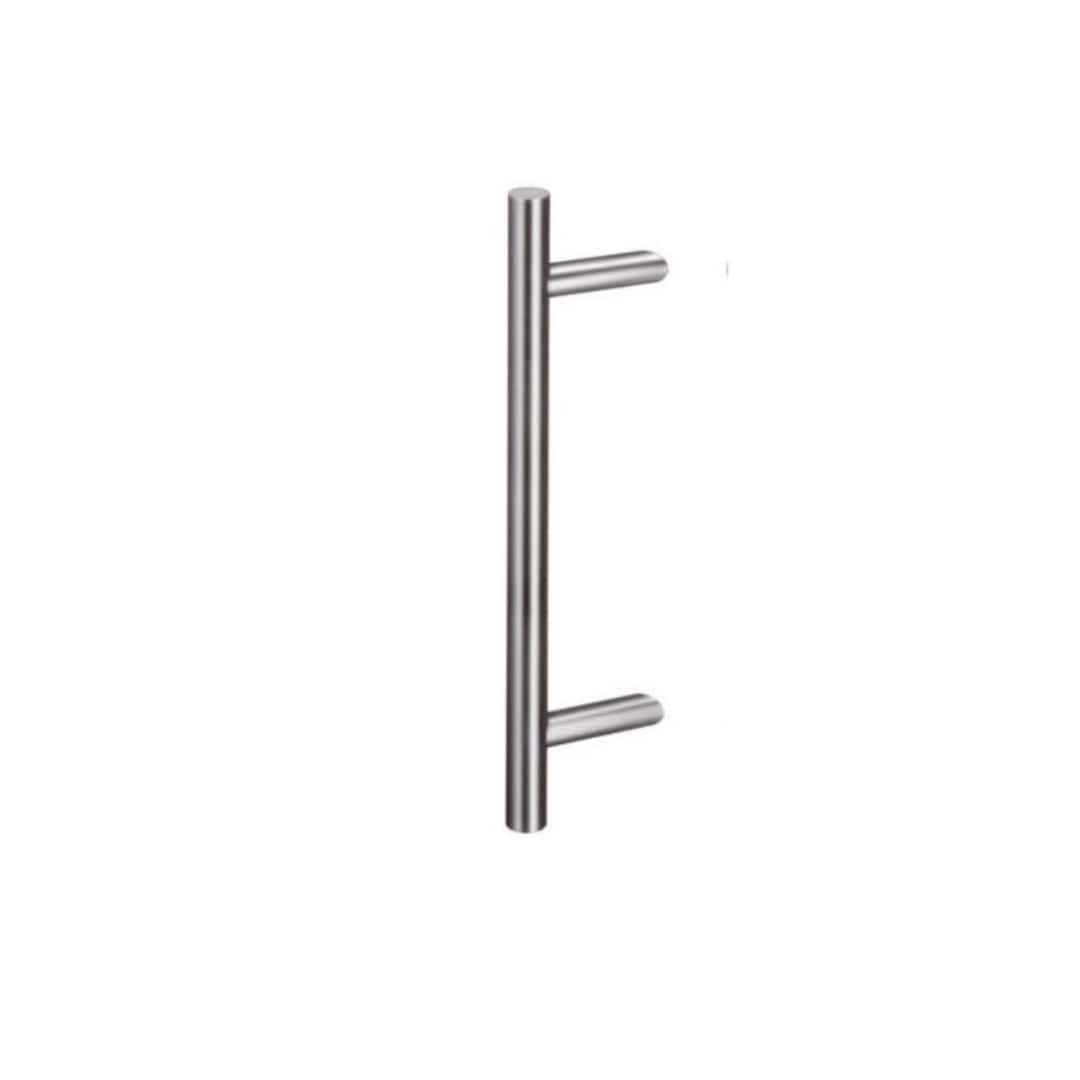 Prima Decorative Door Pull Handle Round Offset 18 Single Side Stainless ...