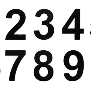 Modern LED Backlit Stainless Steel House Number 6, Custom Outdoor ...