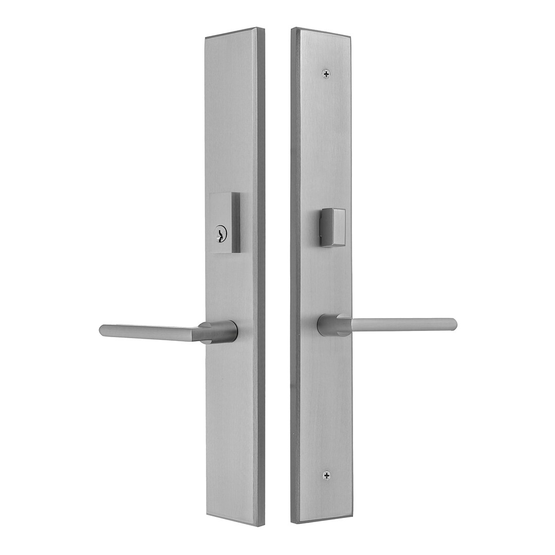 Prima Decorative Multi Point Lock Trim Set Brass 18″x2.5″ Milano Satin ...