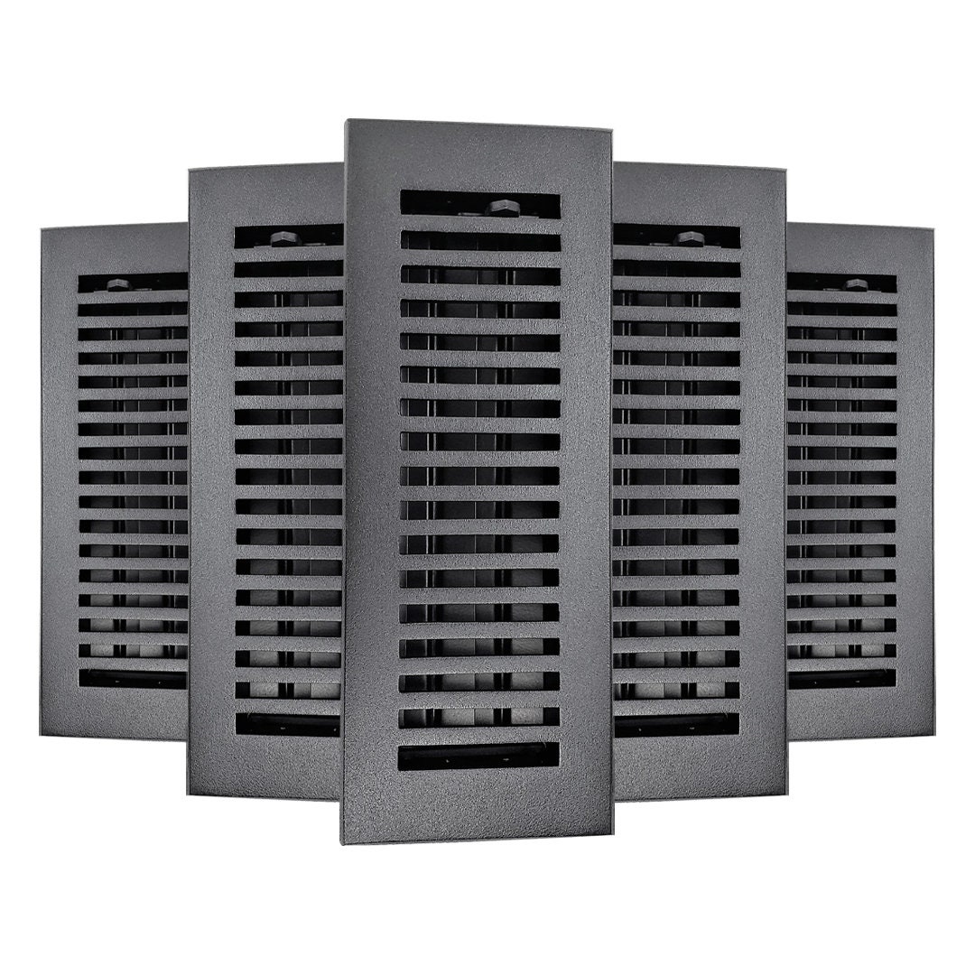 Prima Decorative Cast Aluminum Floor Register 3" X 10" VR102 Pack of 5 ...