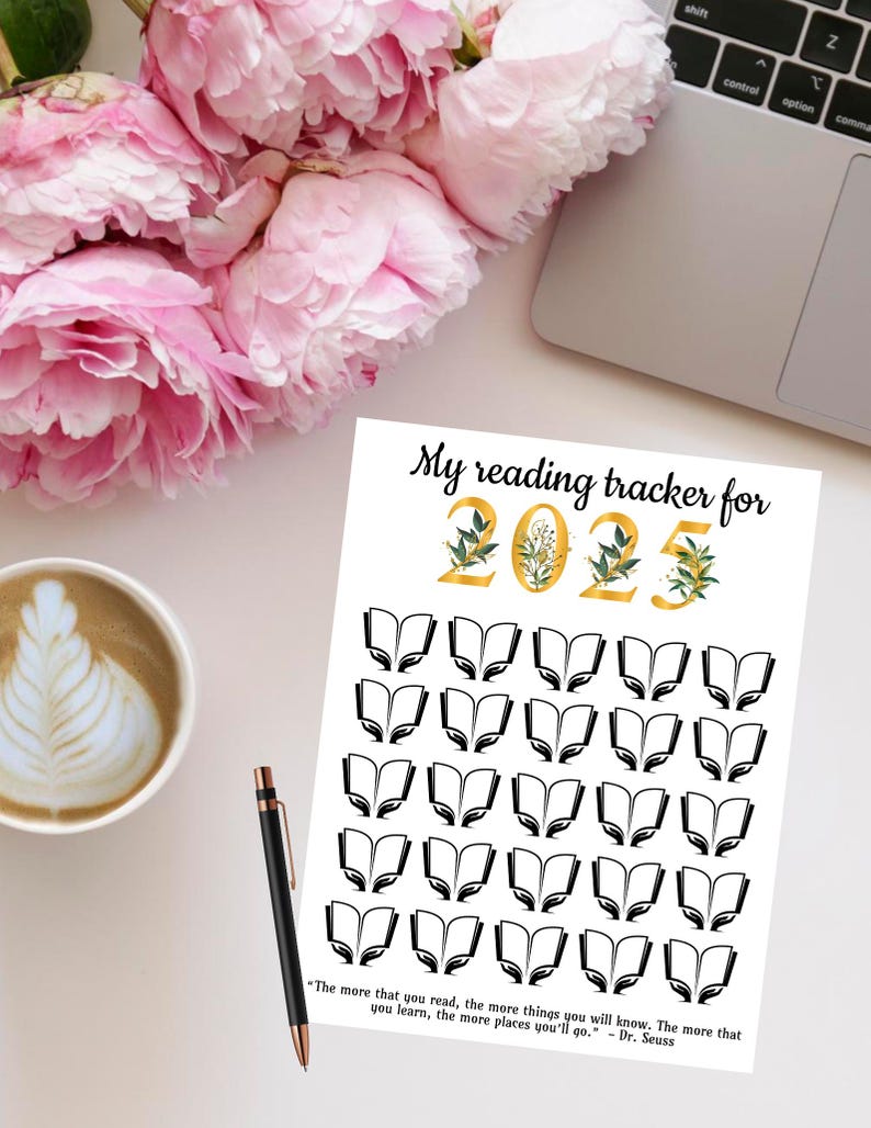 2025 Reading Tracker - Etsy