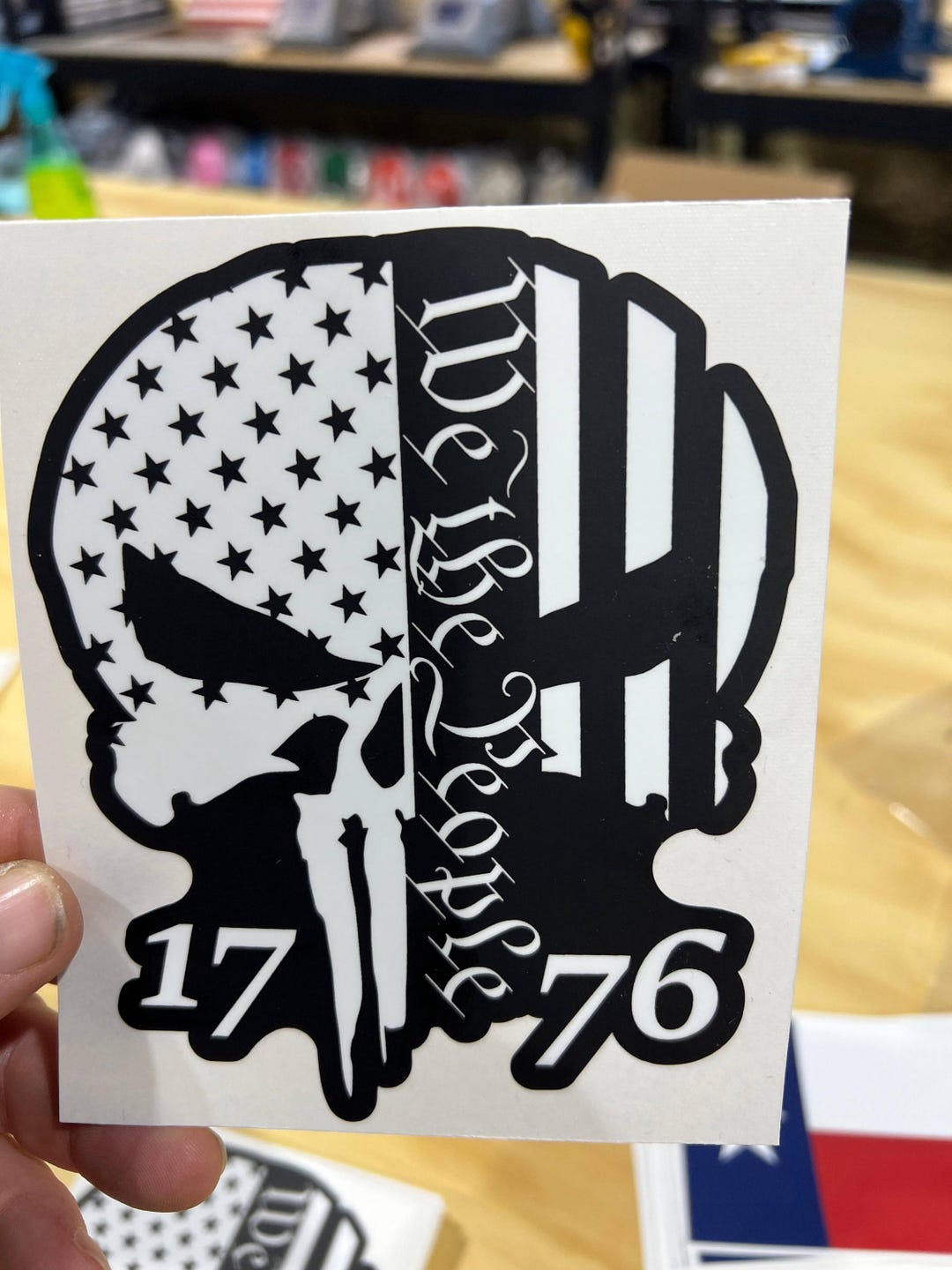 We the People 1776 Sticker 2pk - Etsy