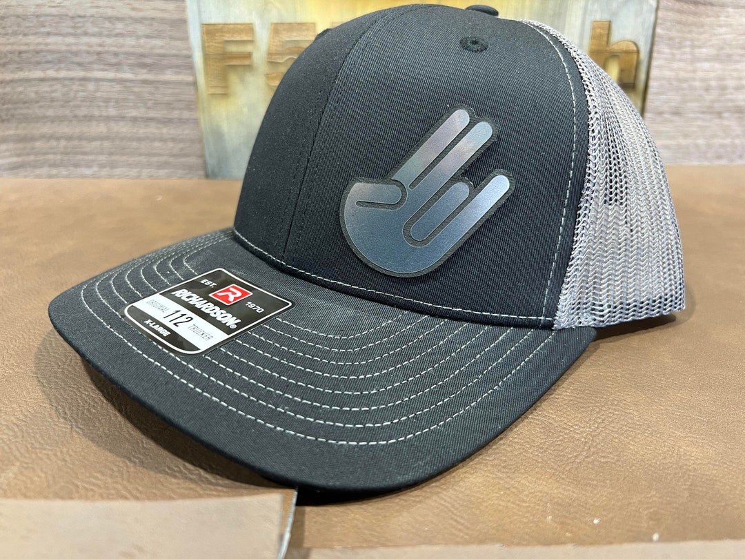 Universal Shocker Symbol on Chrome/acrylic Patch on a Richardson 112 ...