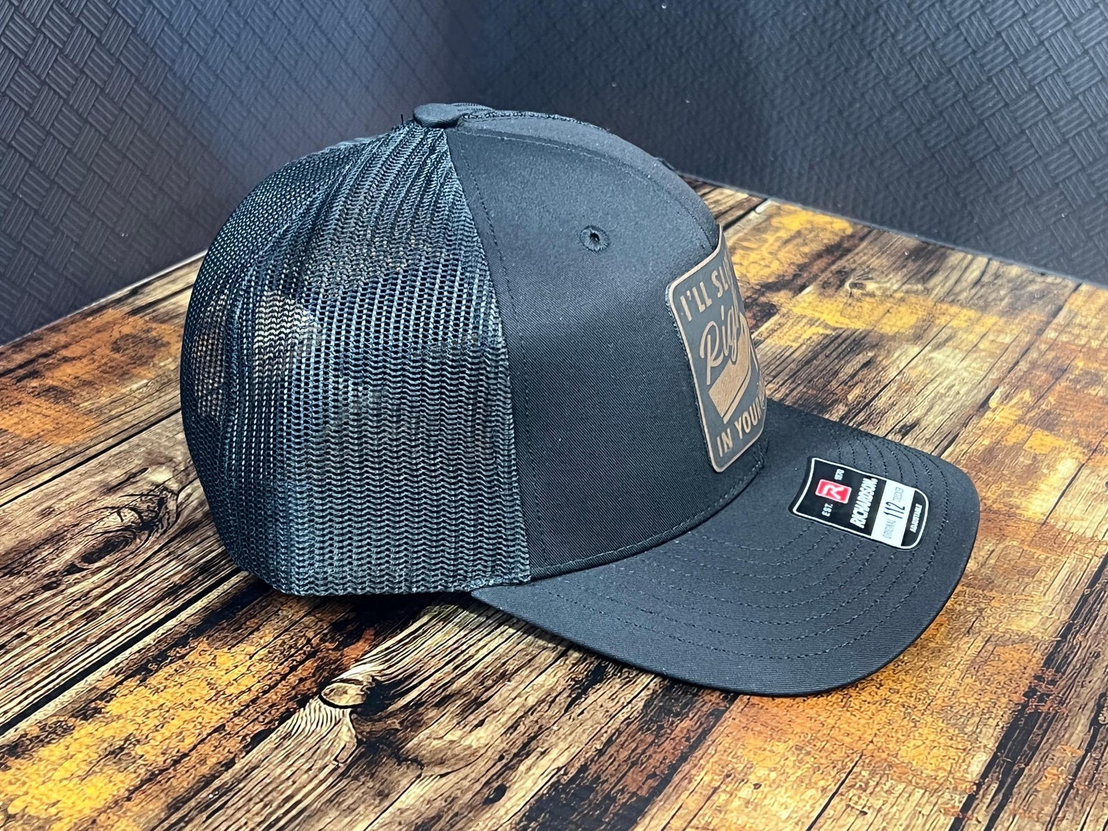 Cornhole Leatherette Patch Hat: Funny Trucker Cap - Richardson 112 - Etsy