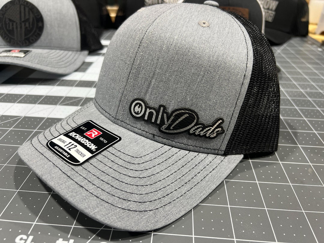 Onlydads Leatherette Patch on Richardson 112 Trucker Hat - Etsy