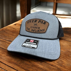 Over Par Under the Influence Golf Trucker Hat Great Gift - Etsy