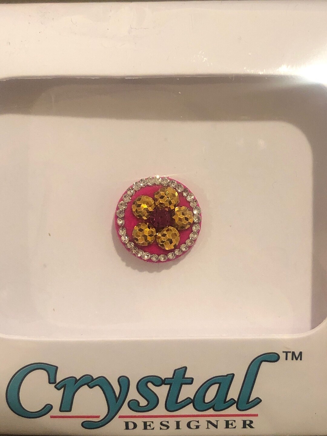 1 Pack of Bridal Party Diamond Crystal Bindi Temporary Forehead Tattoo ...