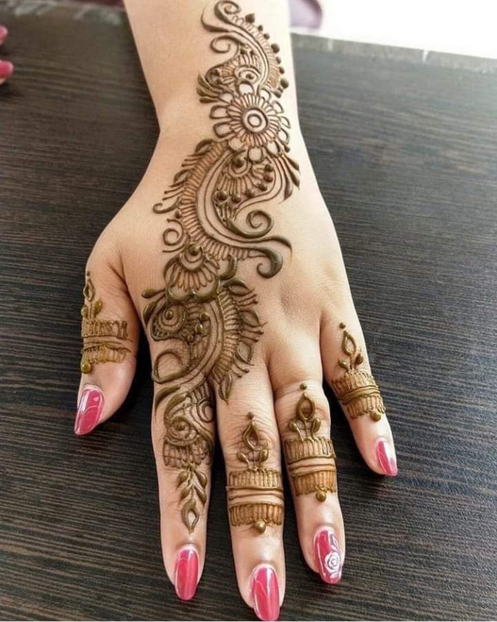 2 Golecha Natural Brown Bridal Dulhan Jumbo Henna Cones Temporary ...