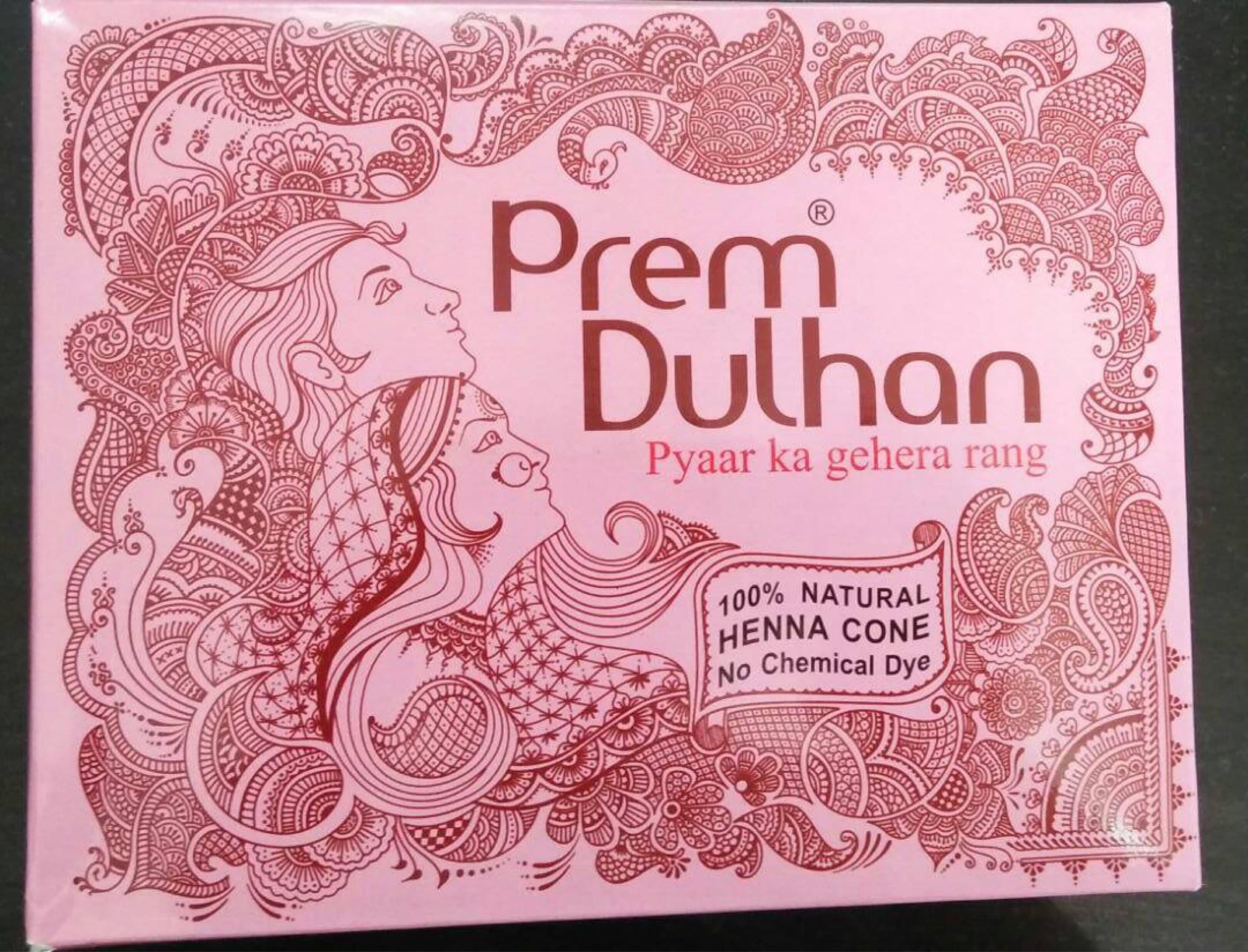 Herbal Prem Dulhan Brown Henna Mehendi Cones Temporary Tattoo | Etsy