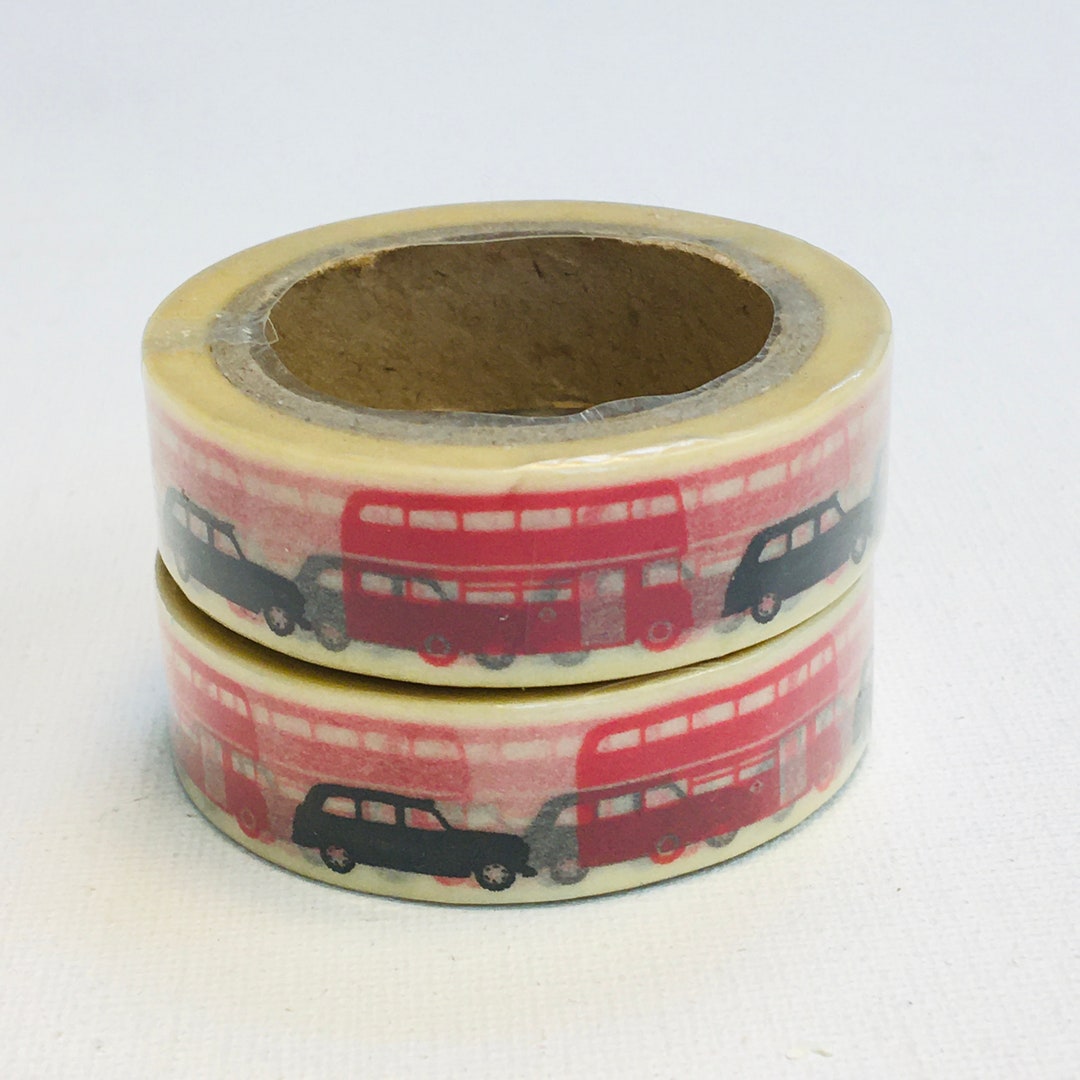 1 Roll of Limited Edition Washi Tape Masking Tape: London Double Deck ...