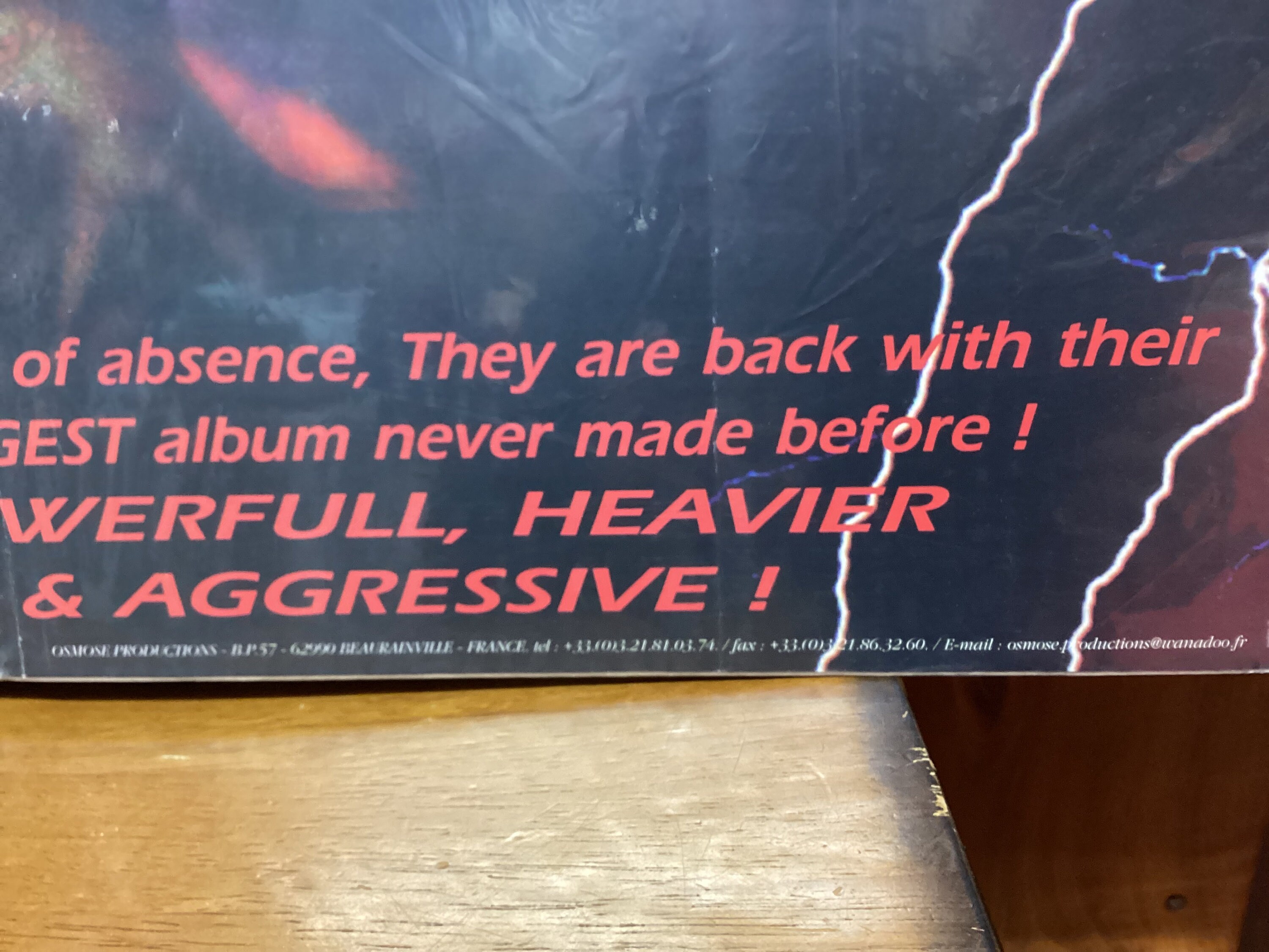 1997 Exciter Promo Poster for the Dark Command - Etsy