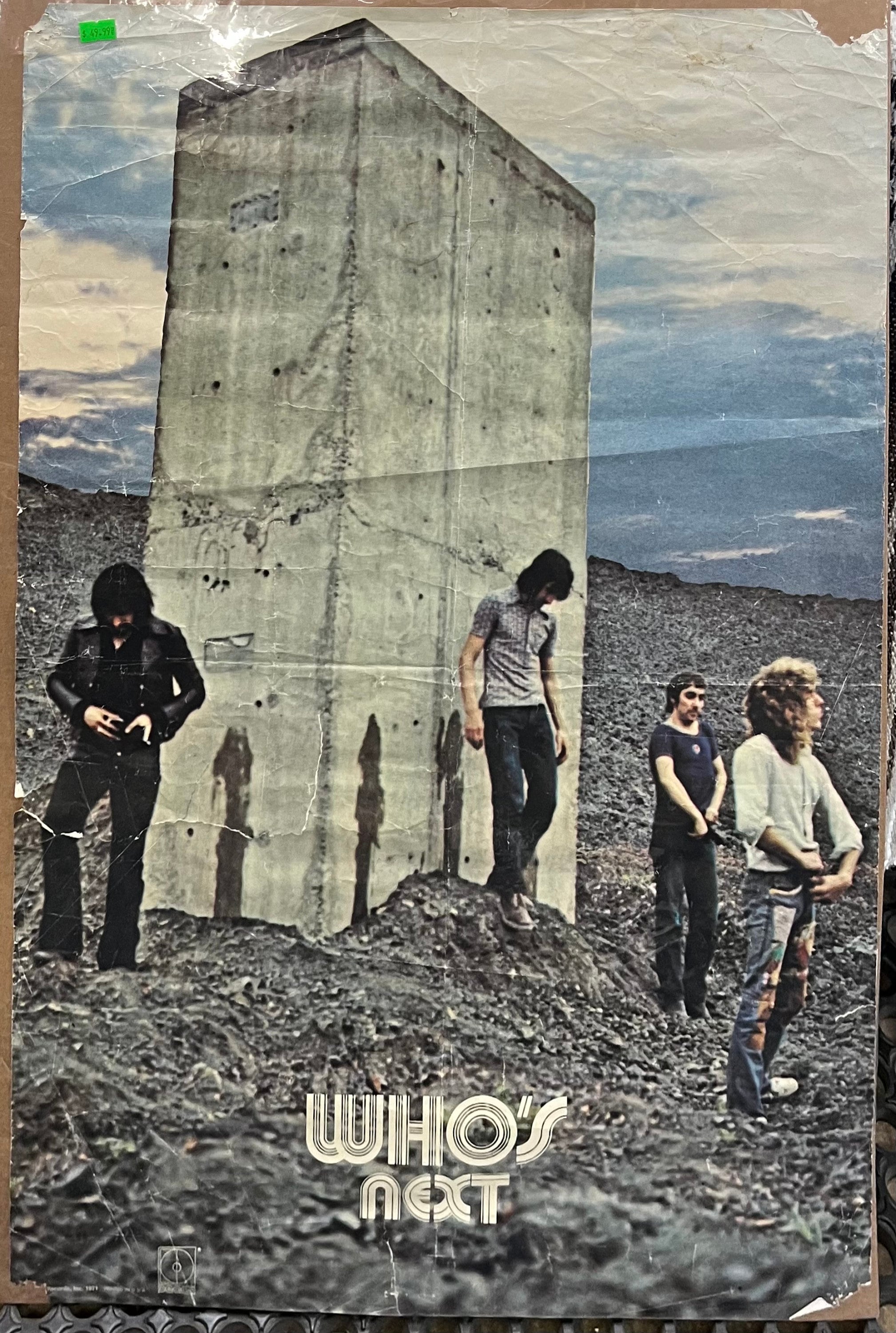 Original 1971 Whos Next Poster - Etsy