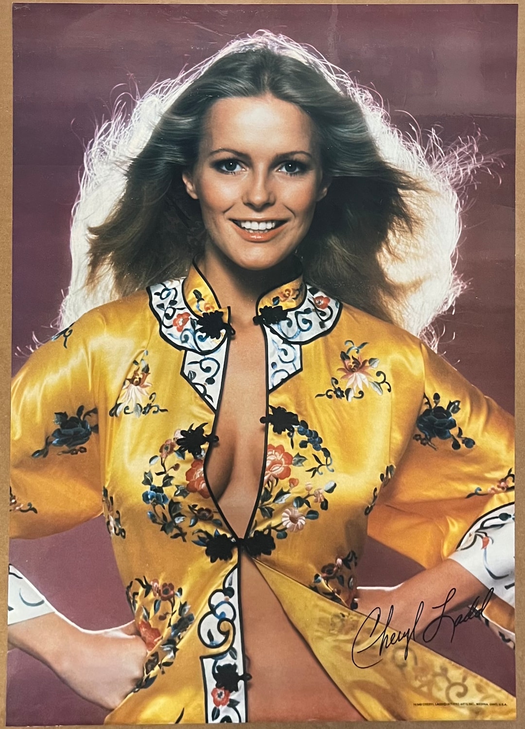 Original 1977 Cheryl Ladd Poster Etsy