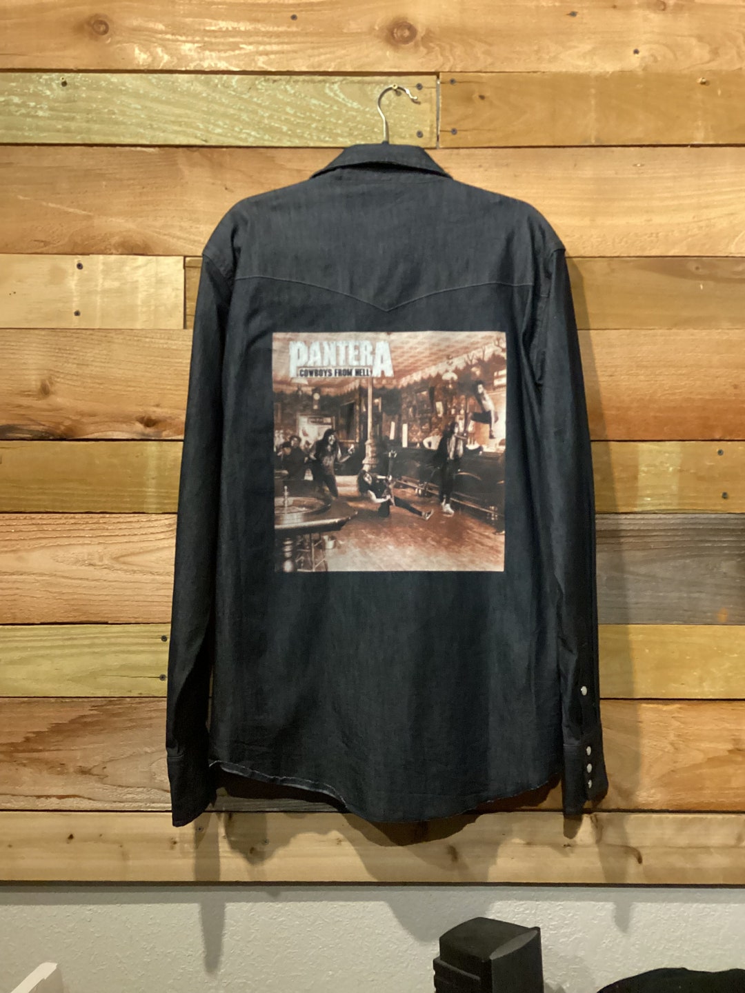 Pantera cowboys From Hell Wrangler Button Down Shirt XL - Etsy