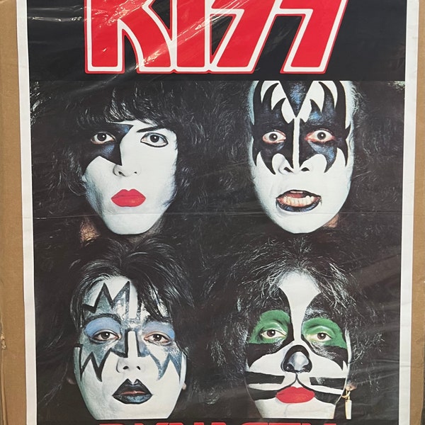 Kiss Vintage Poster - Etsy