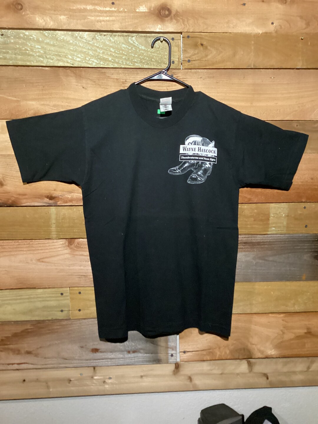 Rare Vintage Wayne Hancock thunderstorms and Neon Signs T-shirt L - Etsy