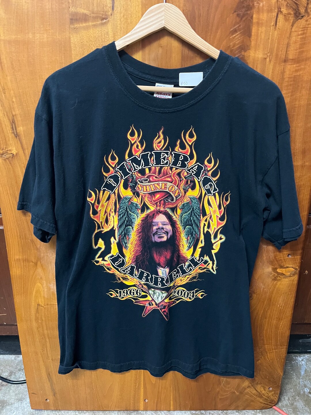 Vintage Original Dimebag Darrell Tribute Graphic Tee L - Etsy