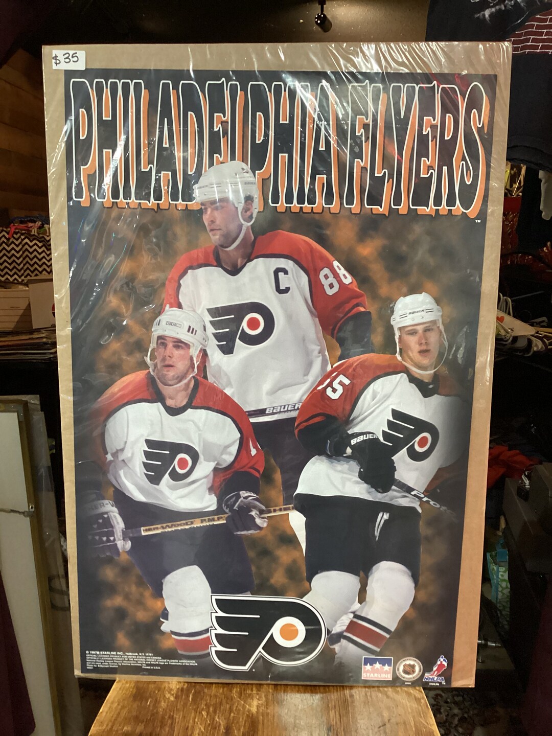 Vintage 1997 NHL Philadelphia Flyers Hockey Poster - Etsy