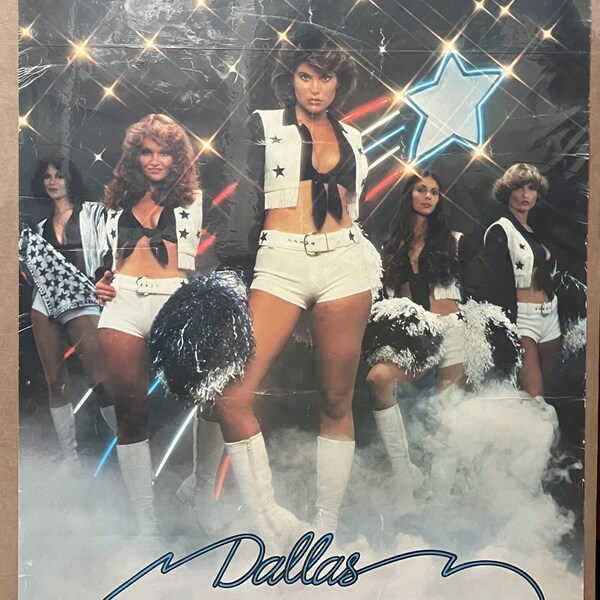 Vintage Dallas Cowboys Poster - Etsy