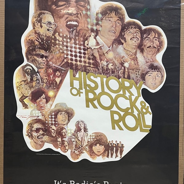 History of Rock Poster - Etsy