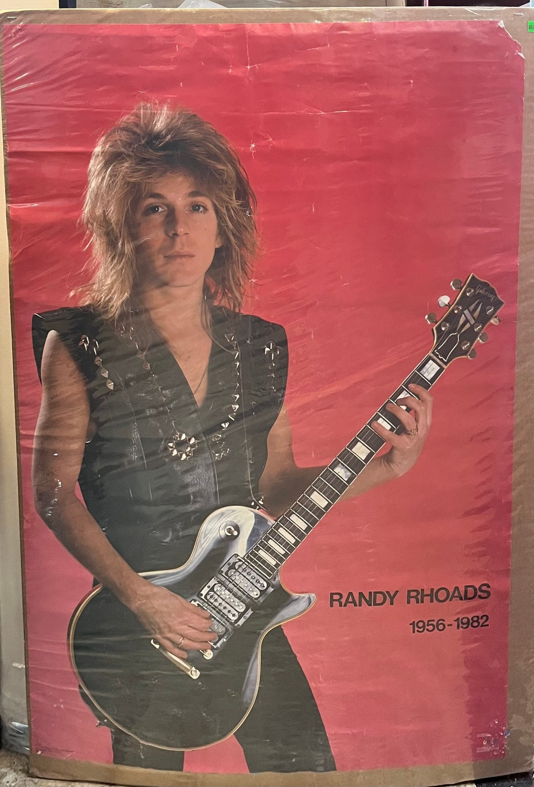 Original Vintage 1985 RANDY RHOADS Memorial Poster - Etsy