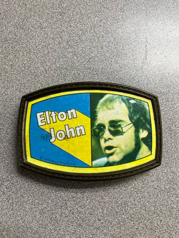 Elton John Rare Vintage Big Picture Tour Tee Xl - Gem