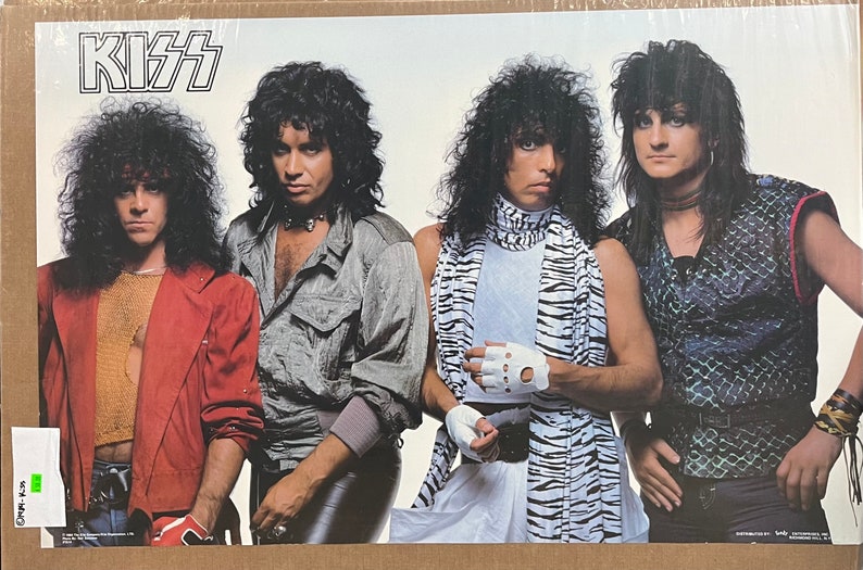 Vintage 1984 Original KISS Animalize Poster - Etsy