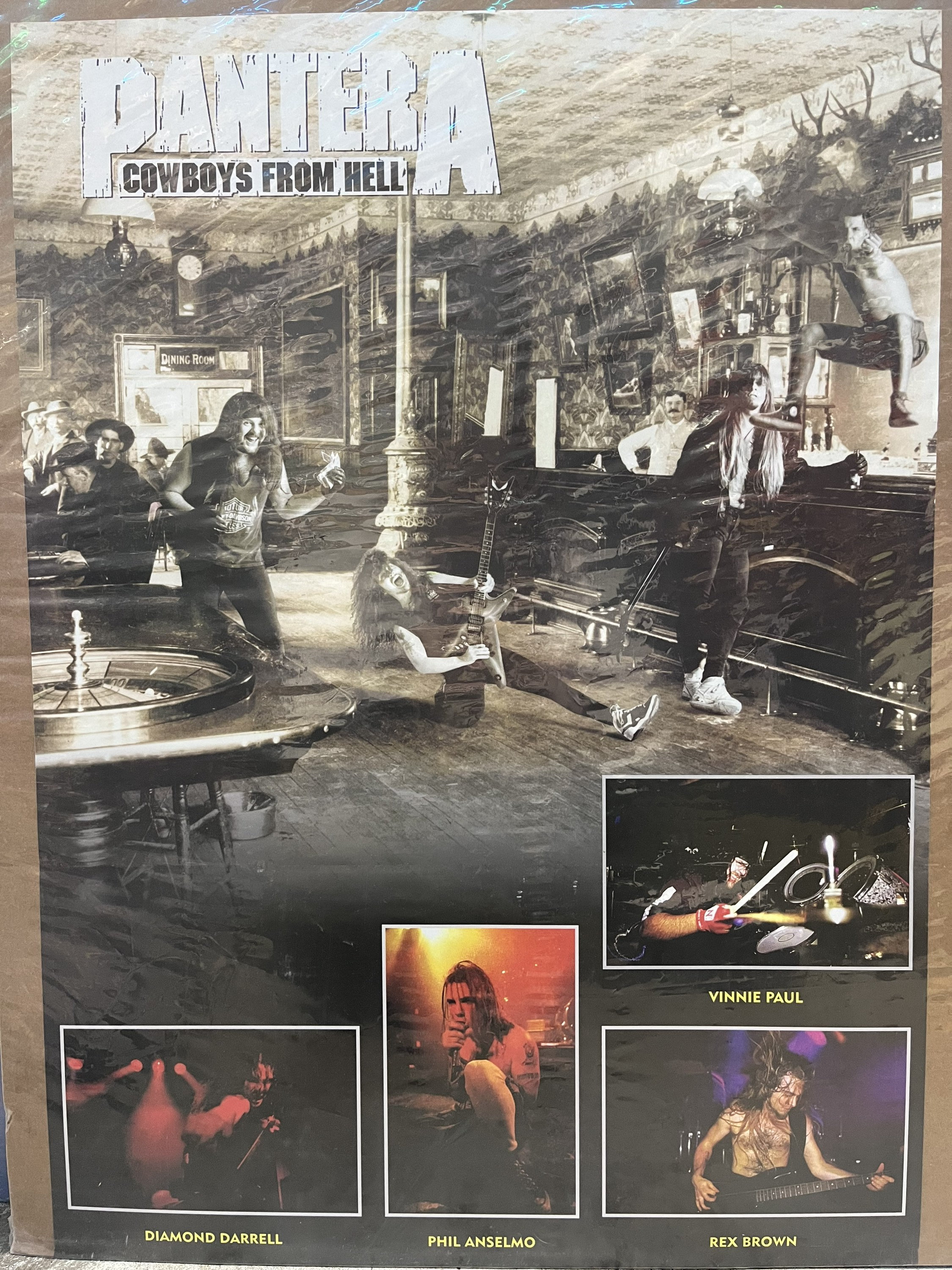 Pantera Cowboys From Hell Poster
