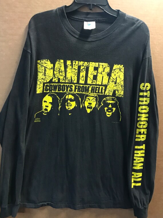 Pantera Cowboys From Hell Rock Band Tour T shirt Vulg… - Gem