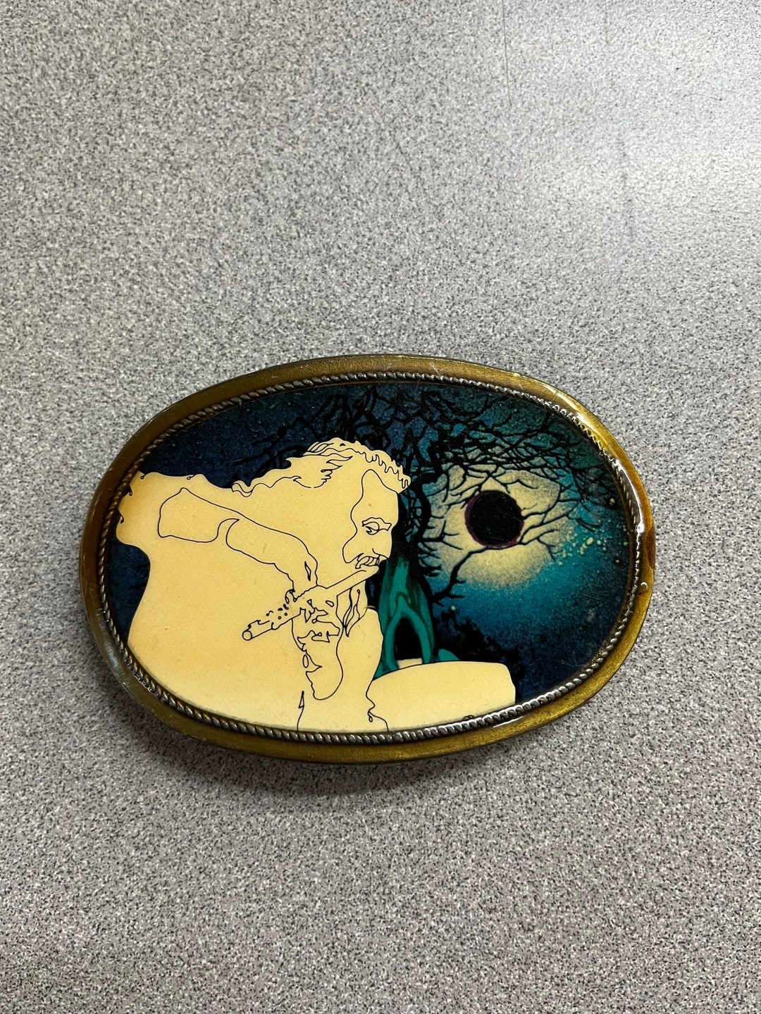 Vintage 1976 Rare Jethro Tull Metal Belt Buckle - Etsy