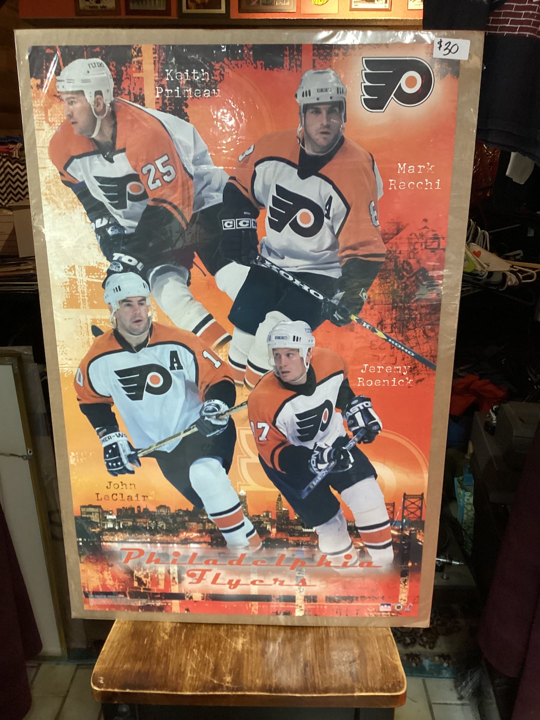 Philadelphia Flyers Vintage 2001 Team Poster - Etsy