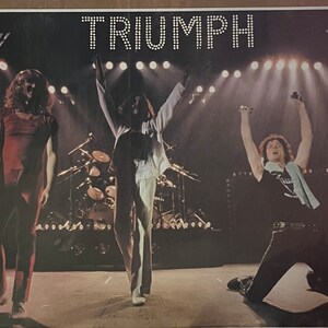 Original Vintage 1991 TRIUMPH Concert Shot Poster - Etsy