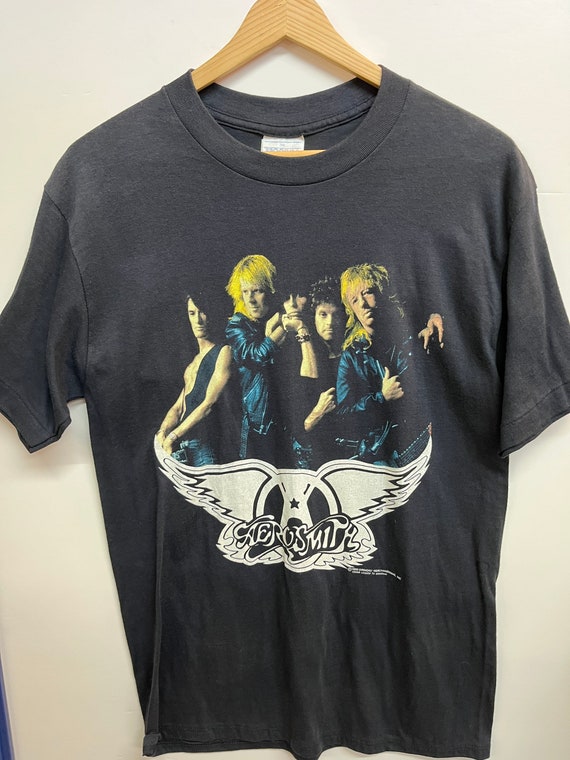 1989 Aerosmith Aero Force One Pump Tour Shirt Vintage… - Gem
