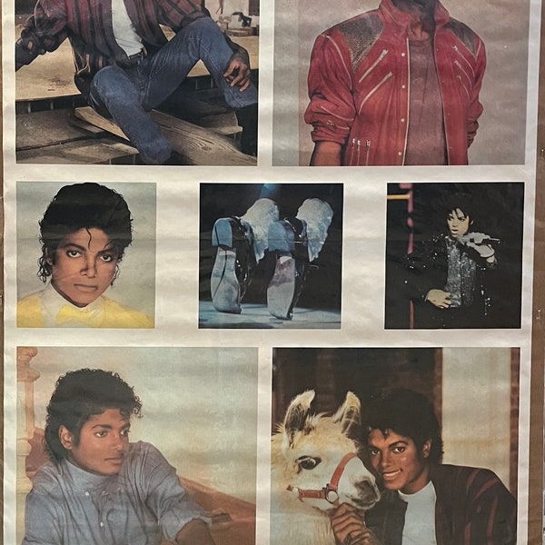 Michael Jackson Vintage Poster - Etsy
