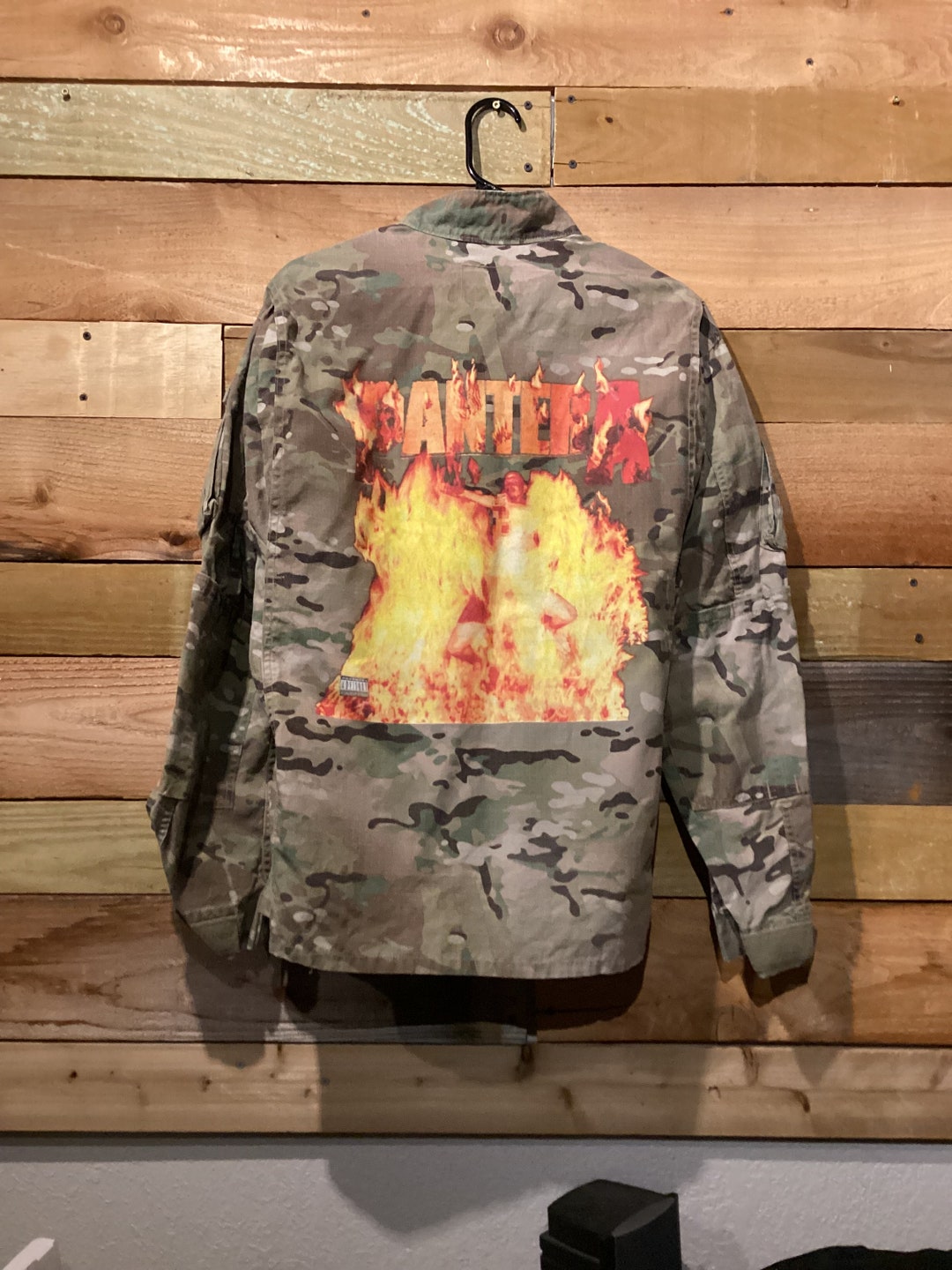 Pantera Army Jacket L - Etsy