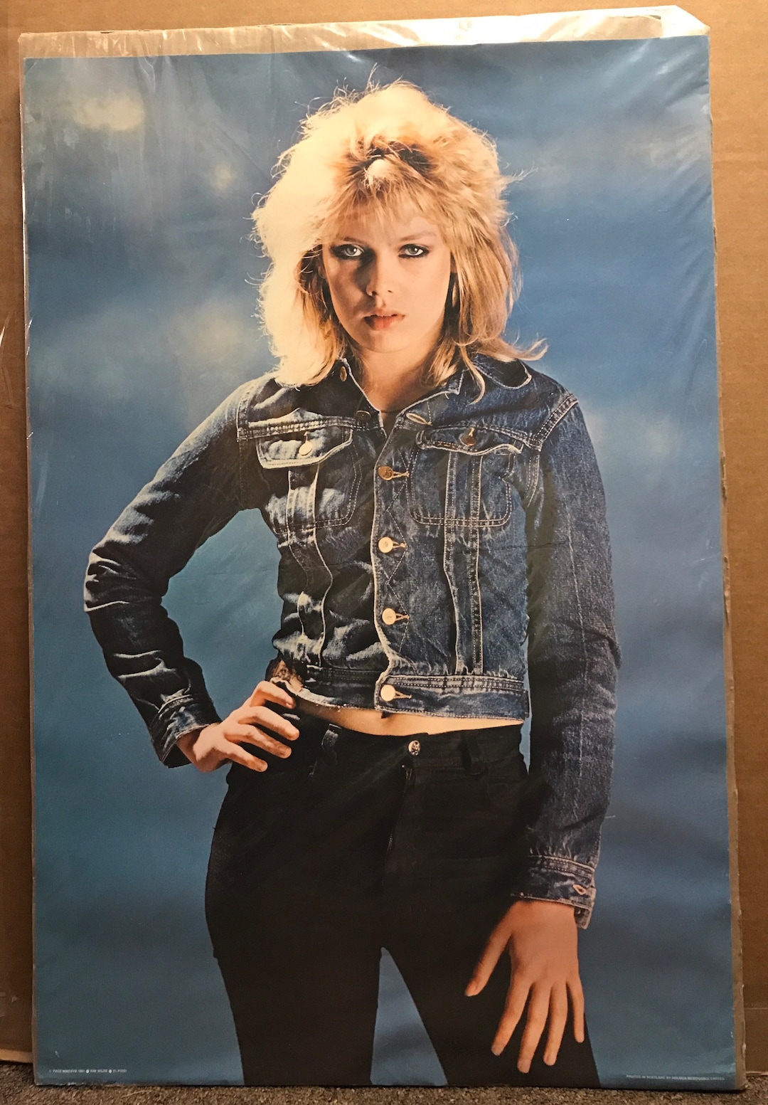 Vintage 1981 KIM WILDE Poster - Etsy