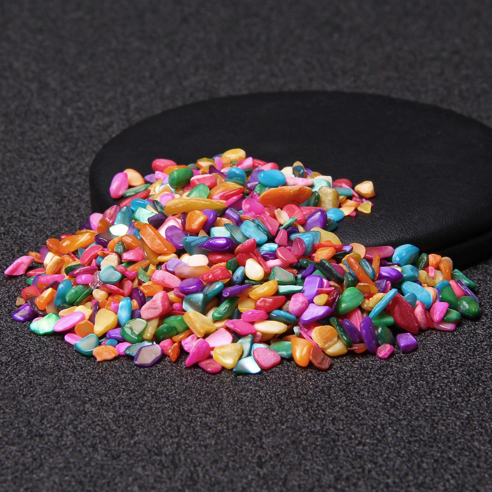 50/100/200G Multicolor Dyed Chips Natural Freshwater Shell | Etsy