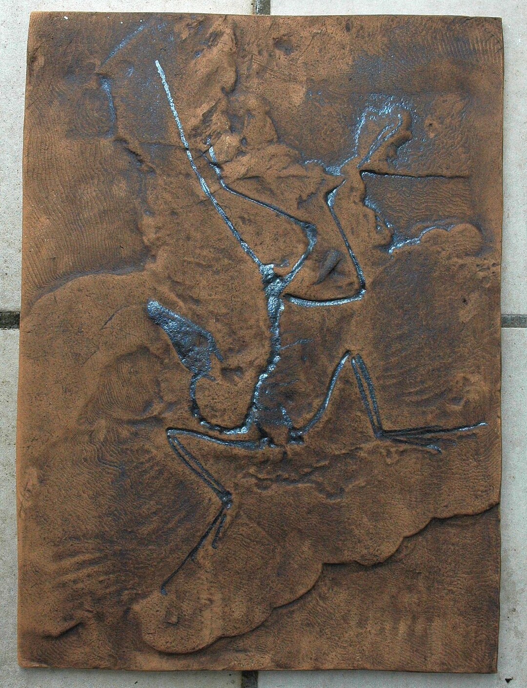 Archaeopteryx Dino Bird Fossil Replica in Museum Quality Animal Fossils ...