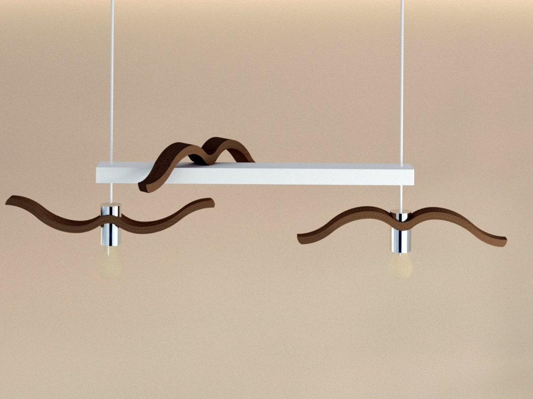 Chandelier Bird Wooden Chandelier Ceiling Lamps Wooden Interior Decor ...