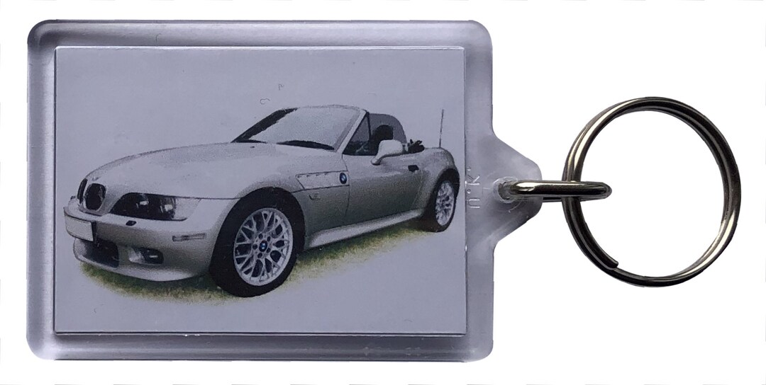 BMW Z3 2001 - Keyring With 50 X 35mm Insert - Novelty Gift for the Car ...