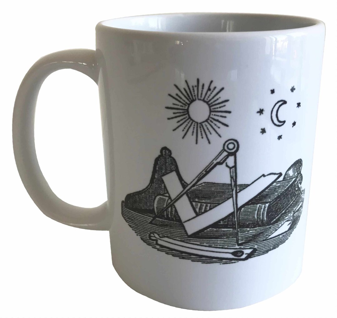 Masonic Coffee Mug - Landmarks of the Order (2) - Ideal Raffle Prize or ...