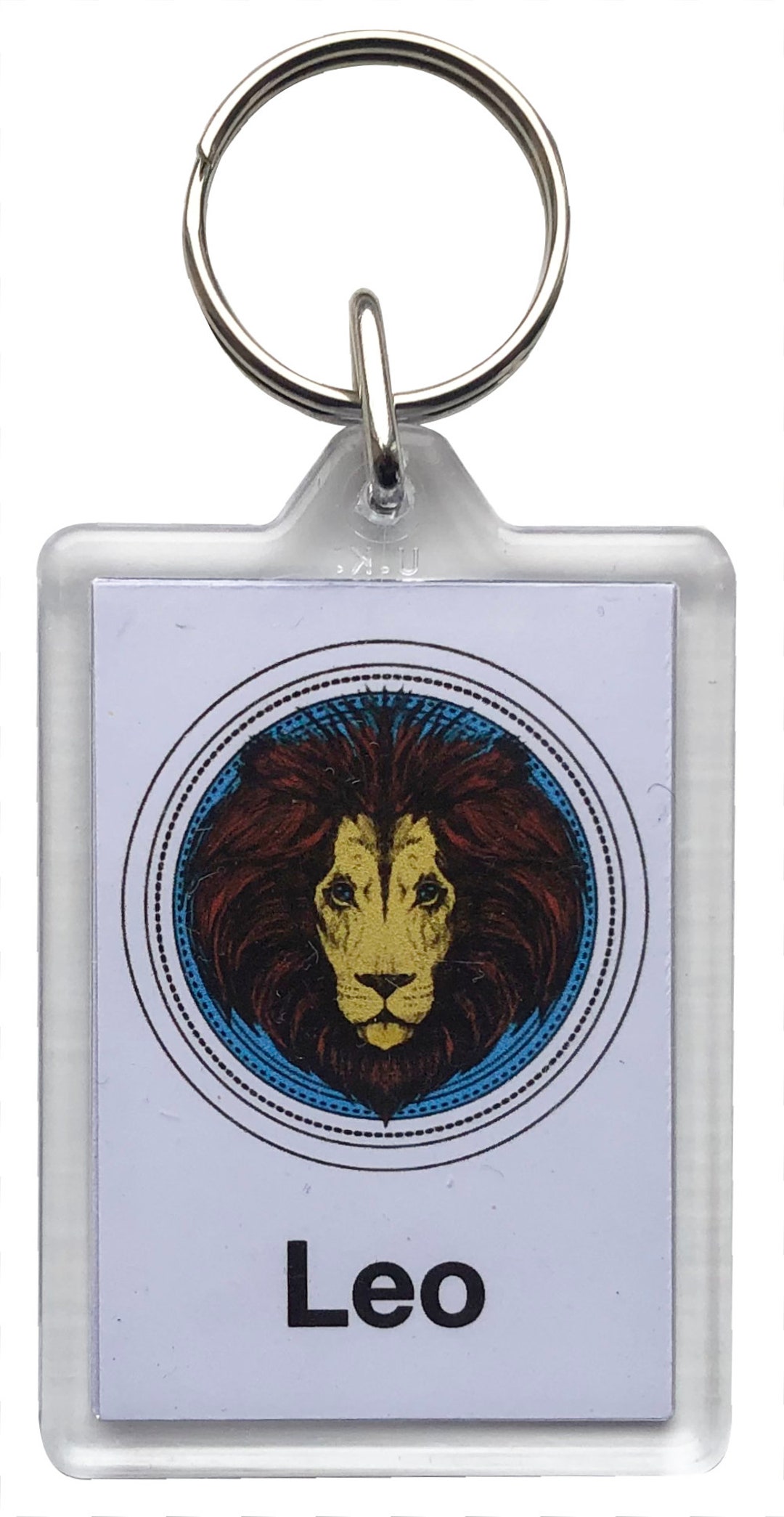 Leo Plastic Keyring With 35 X 50mm Insert - the Lion (23rd July - 23rd ...