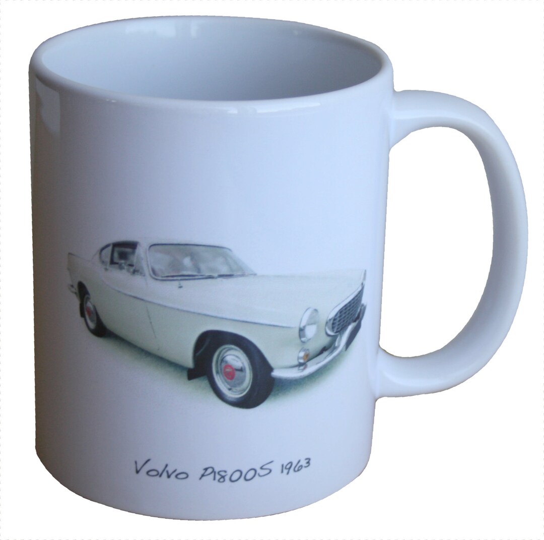 Volvo P1800S 1963 11oz Ceramic Mug Single or Set of Four Ideal Gift for ...