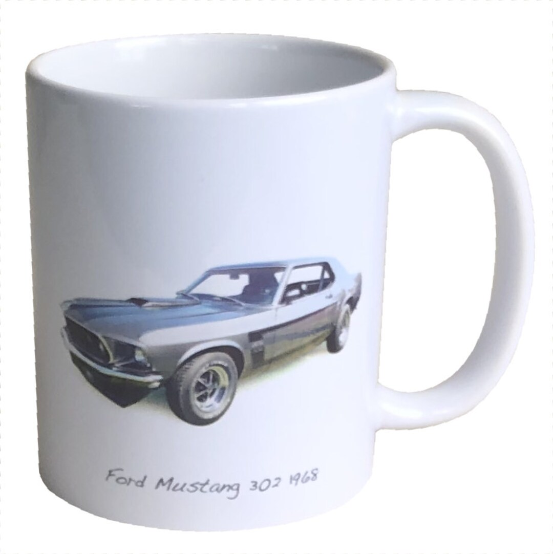 Ford Mustang 302 1968 Mug: American Muscle Car Enthusiast Gift - Etsy