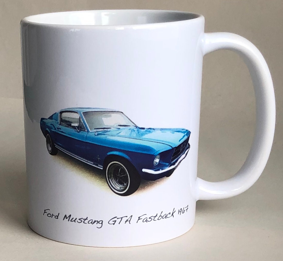 Ford Mustang GTA Fastback 1967 - 11oz Ceramic Mug - American Muscle Car ...
