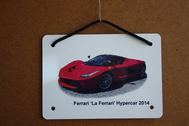 Ferrari Laferrari Hypercar - Aluminium Plaque – Two Sizes A5 or 203 X ...