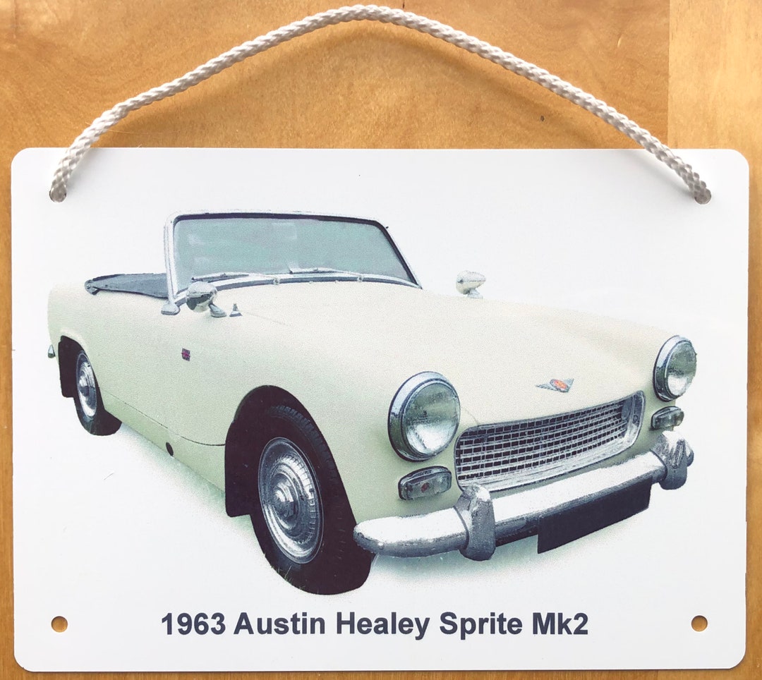 Austin Healey Sprite Mk2 1963 Aluminium Plaque two Sizes - Etsy