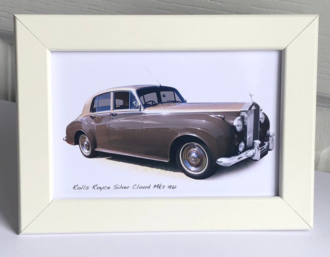 Rolls Royce Silver Cloud Mk2 1961 - Photograph (4 X 6in) in a Black or ...