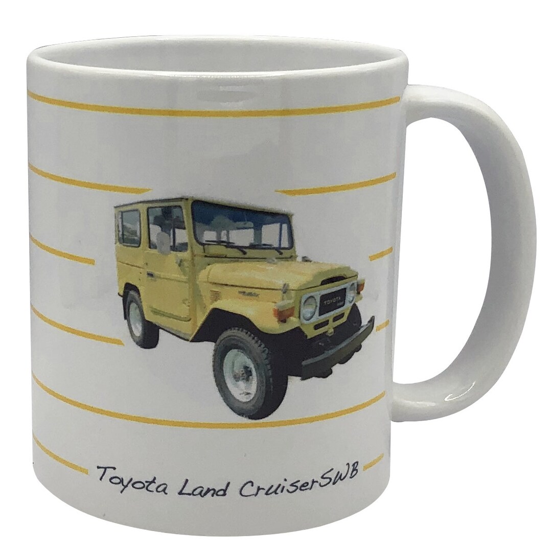 Toyota Land Cruiser SWB 1982 - 11oz Ceramic Mug - Single, Pair or Set ...